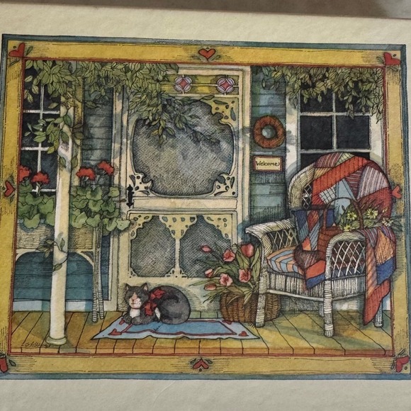Susan Winget | Office | Susan Winget Country Welcome Note Cards Vintage ...